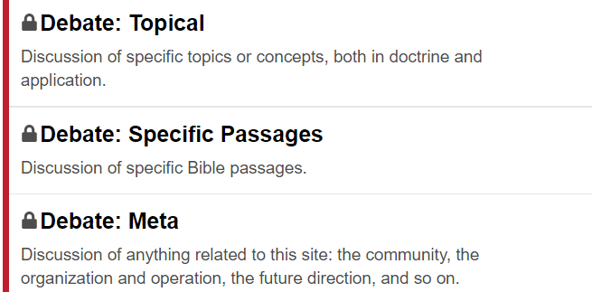 Forum Welcome and Guidelines · BibleDocs